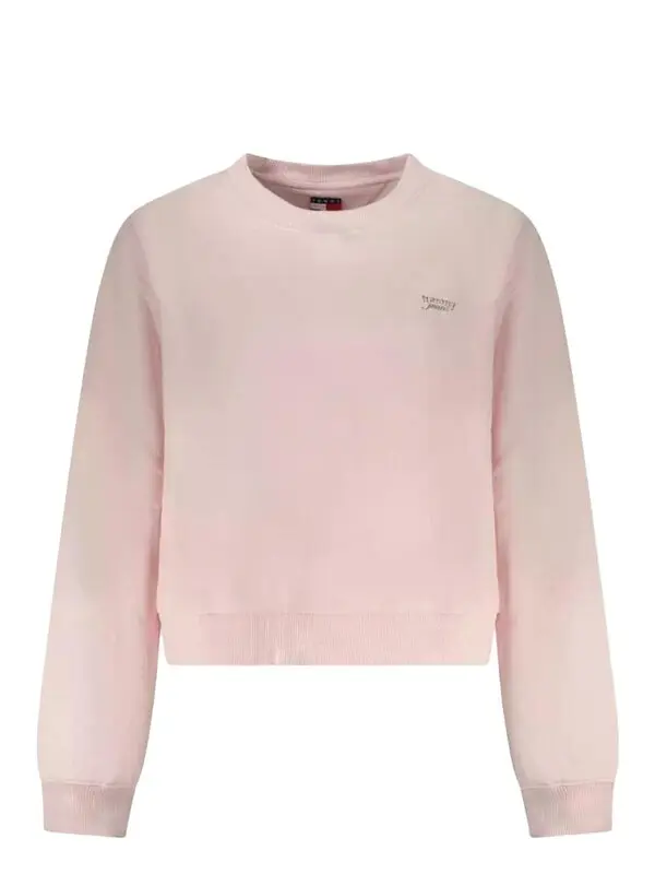 Tommy Hilfiger Logo-embroidered Cotton Sweatshirt - Pink