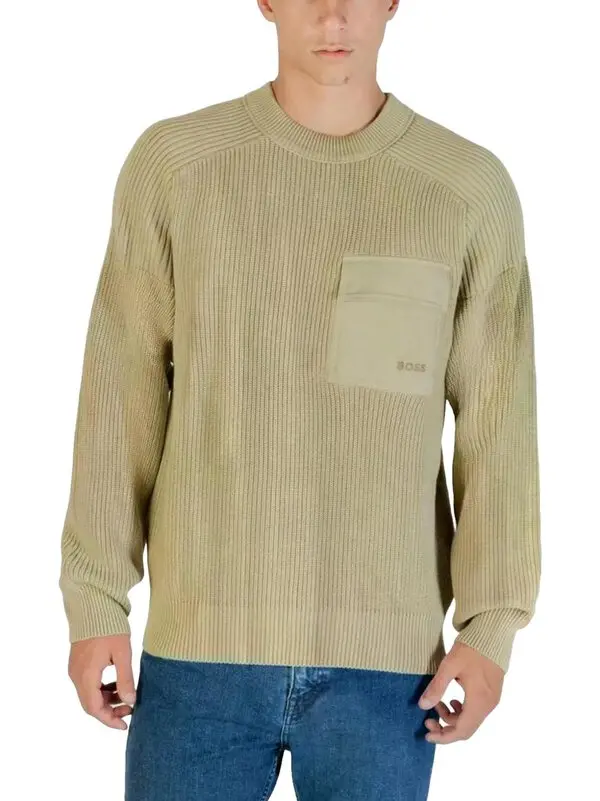 BOSS Kalamaro Long-sleeve Sweater - Green