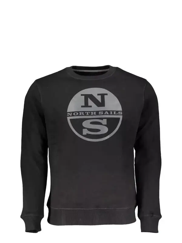 NORTH SAILS Logo-print Cotton Sweatshirt - Black