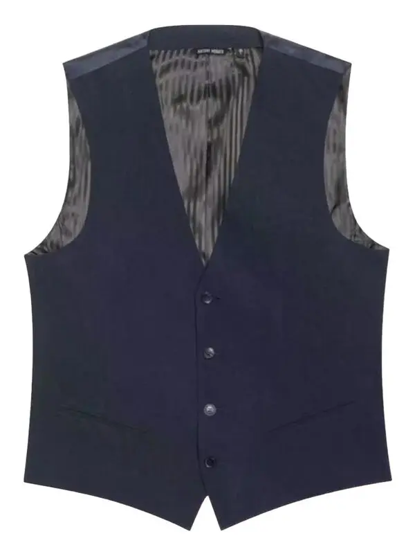 ANTONY MORATO V-neck Waistcoat - Blue