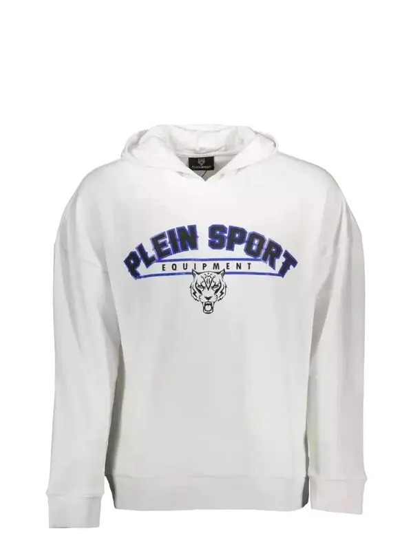 PLEIN SPORT Logo-print Hoodie - White