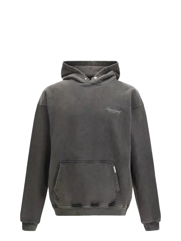 REPRESENT Cotton Hoodie - Grey