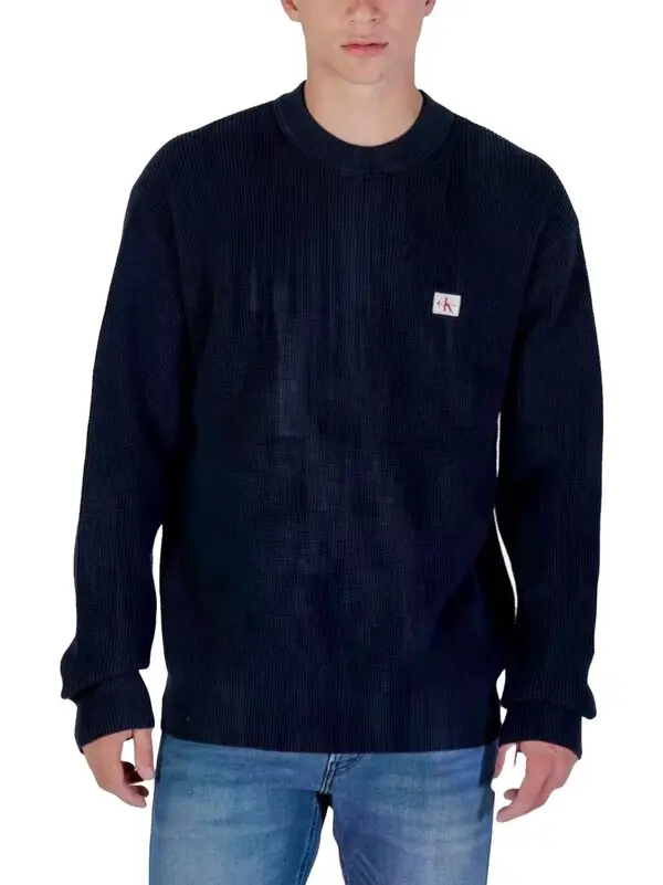 Calvin Klein Cotton Long Sleeve Sweatshirt - Blue