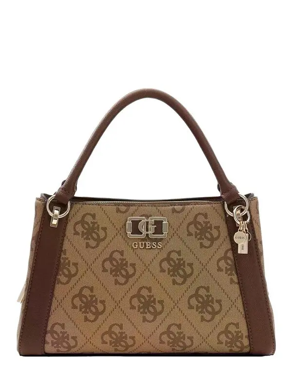 Guess Karnilla Padlock Cross Body Bag - Neutrals
