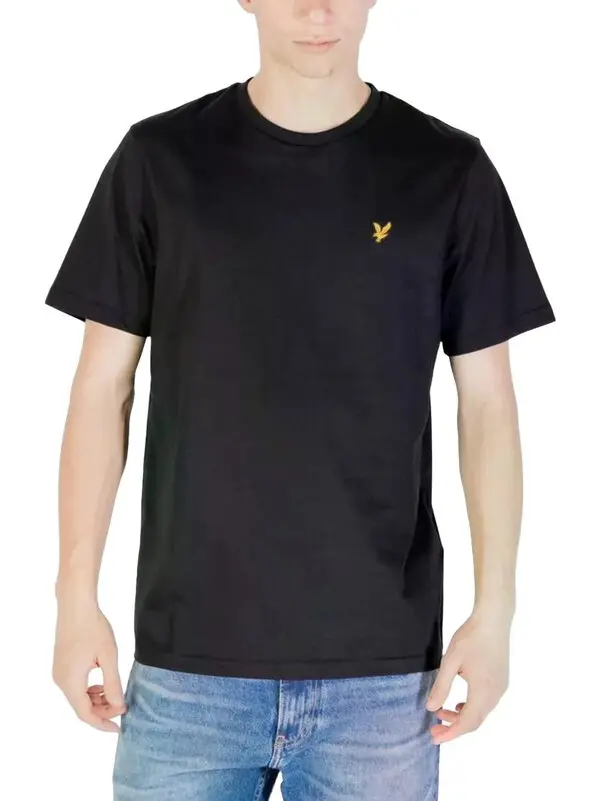 LYLE & SCOTT Embroidered-logo Cotton T-shirt - Black