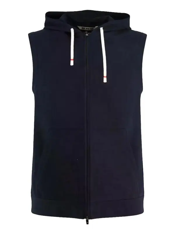 KIRED Sleeveless Zip-up Hoodie - Blue
