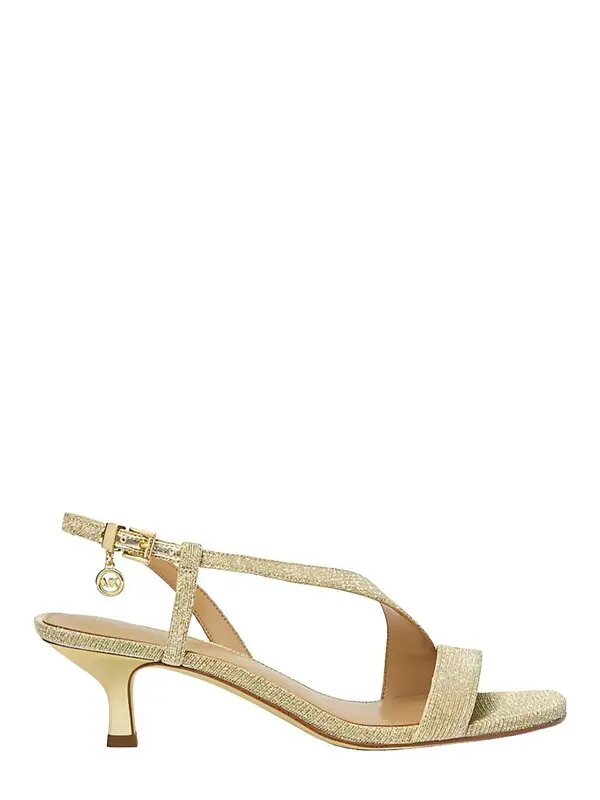 Michael Kors 50mm Jaida Sandals - Gold