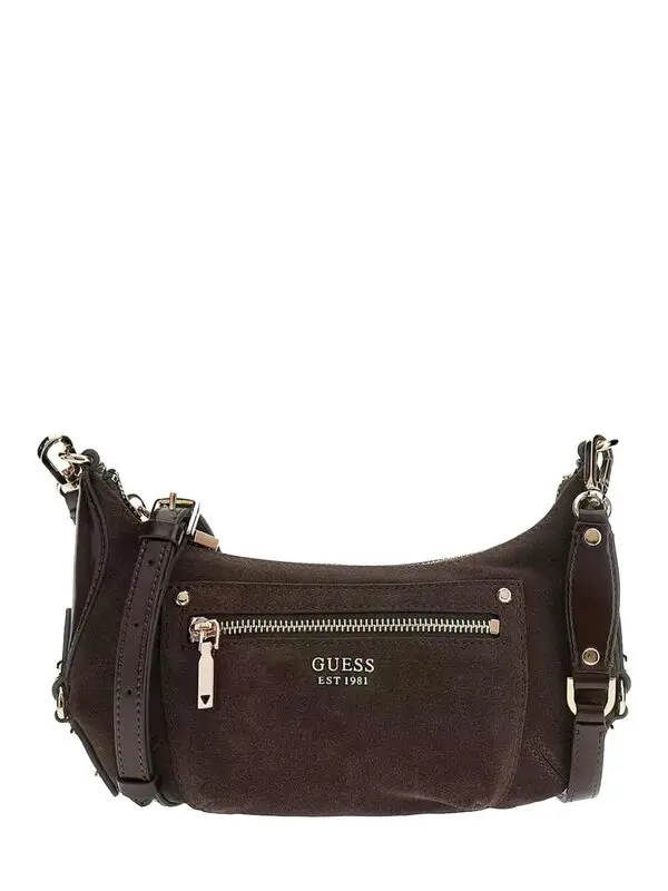 Guess Marsha Cross Body Bag - Brown