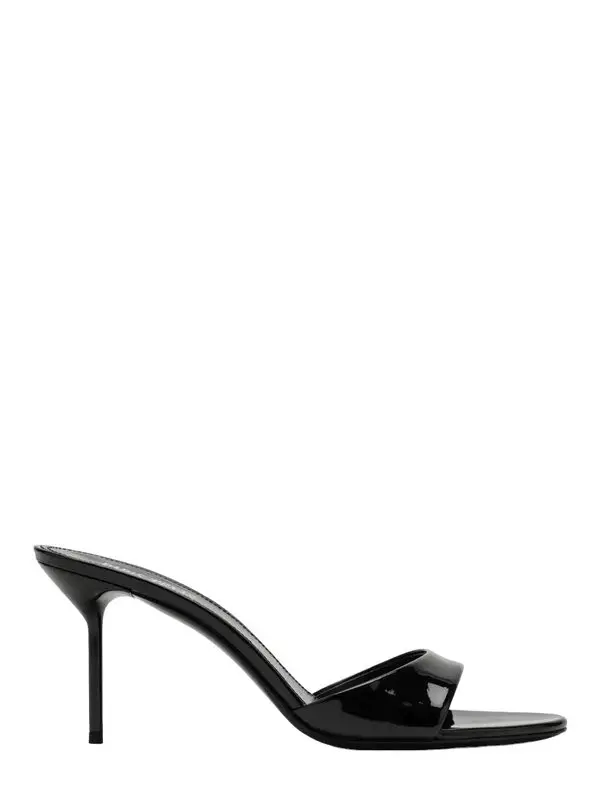 Paris Texas Lidia Mid Mules - Black