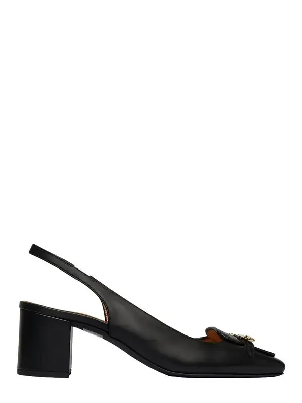 Moschino Slingback Pumps - Black