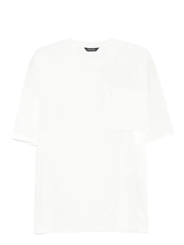 HIKING PATROL Zip-pocket T-shirt - White