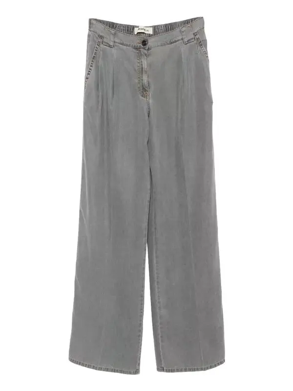 SEMICOUTURE Elasticated Waist Trousers - Grey