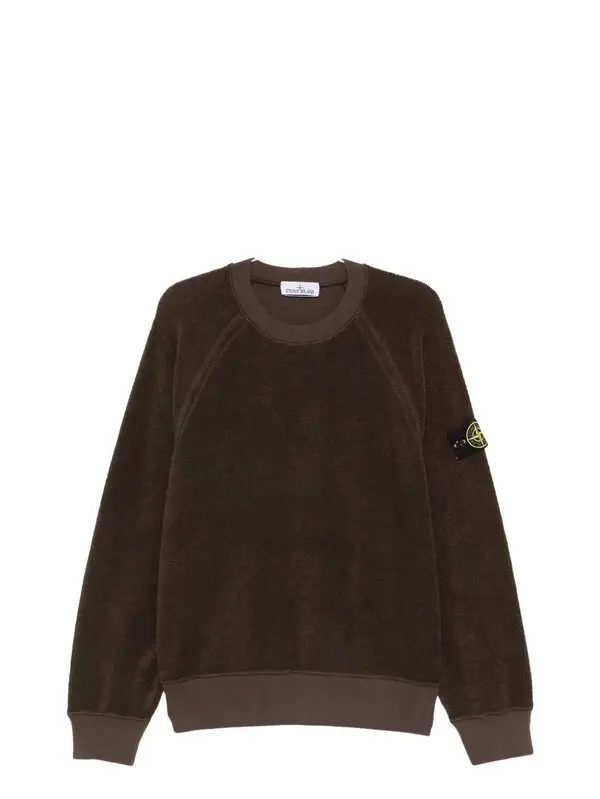 Stone Island Compass Badge Sweatshirt - Brown