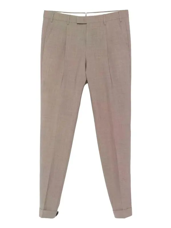 PT TORINO Pleated Trousers - Neutrals