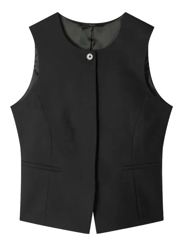 Paul Smith Asymmetric Waistcoat - Black
