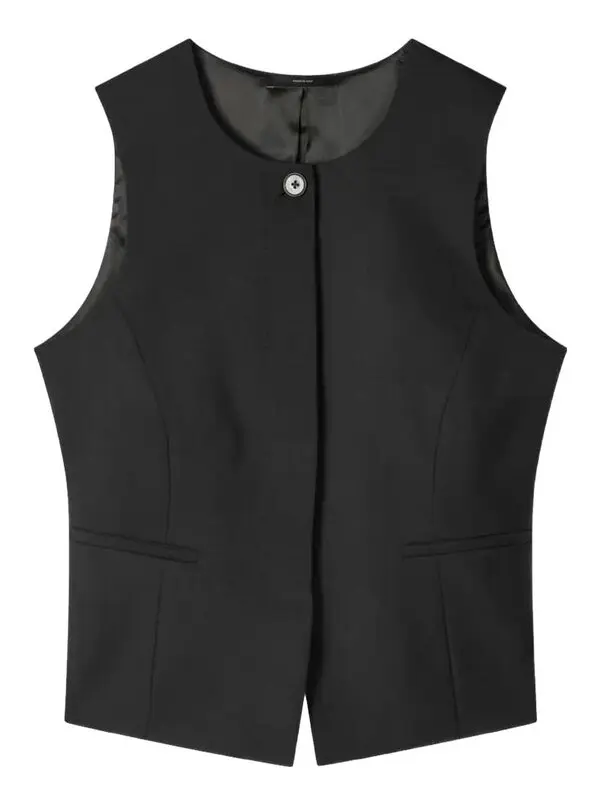 Paul Smith Asymmetric Waistcoat - Black