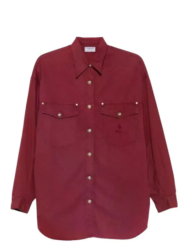 Versace 1980s Button-fastening Shirt - Red