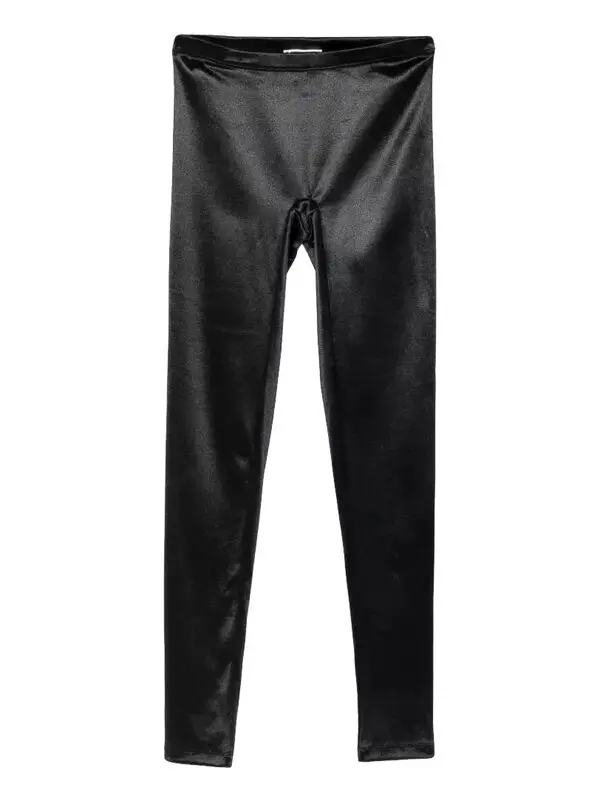 Elisabetta Franchi Satin-finish Trousers - Black