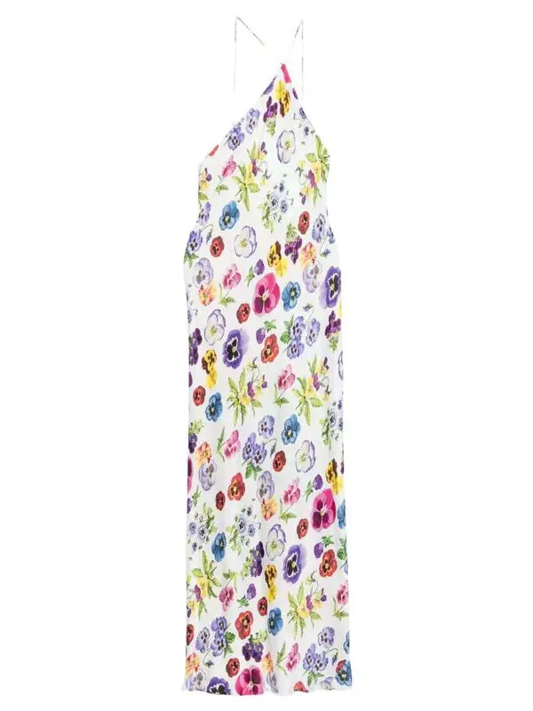 Vivetta Floral-print Maxi Dress - White