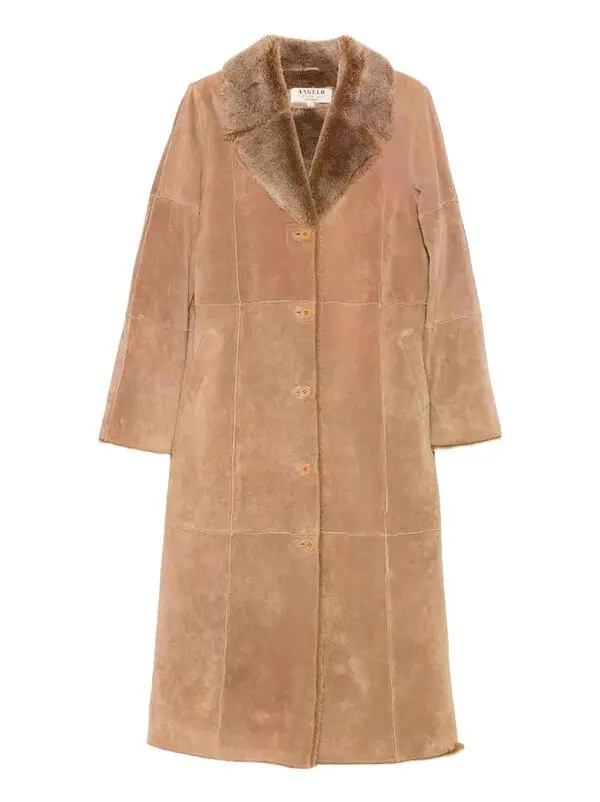 A.N.G.E.L.O. VINTAGE CULT 2000s Buttoned Long-sleeve Coat - Neutrals