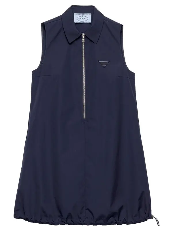 Prada Poplin Mini-dress - Blue