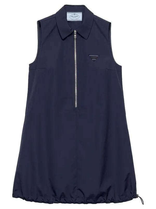 Prada Poplin Mini-dress - Navy