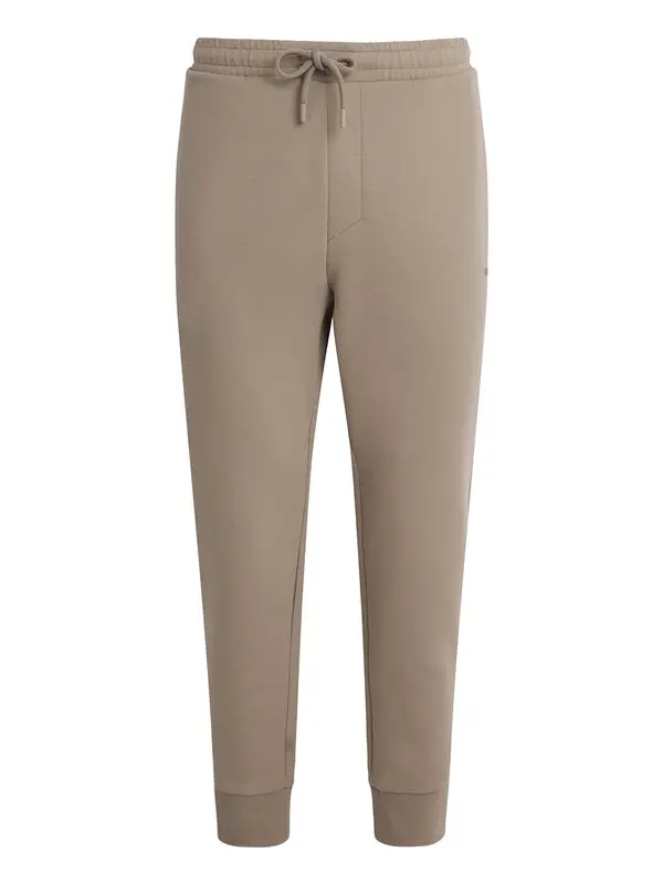 BOSS Stretch-cotton Logo Sweatpants - Green