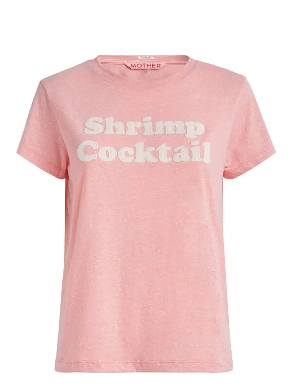 MOTHER Boxy Goodie Goodie T-shirt - Pink
