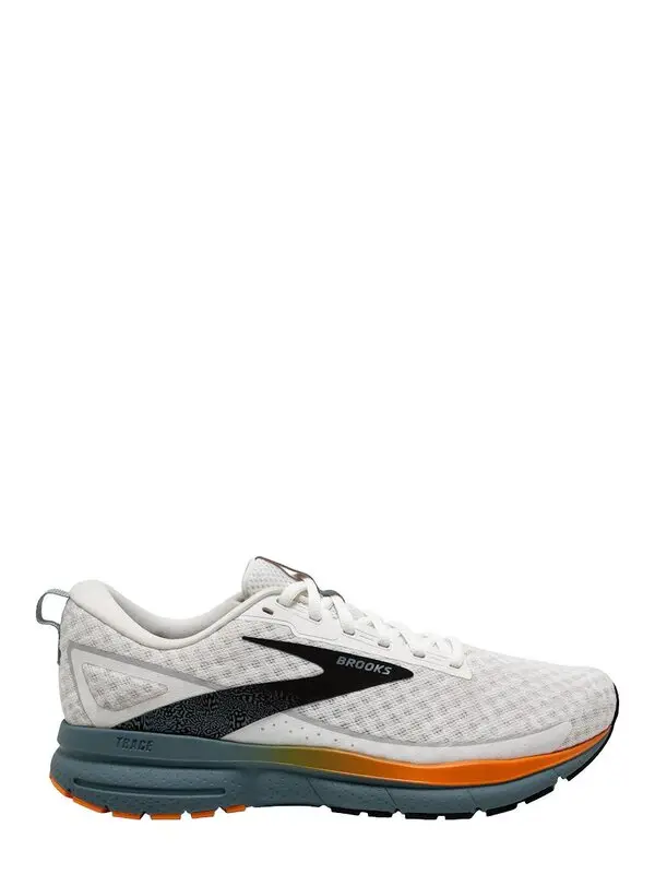 Brooks Trace 3 Sneakers - White/orange/goblin Blue
