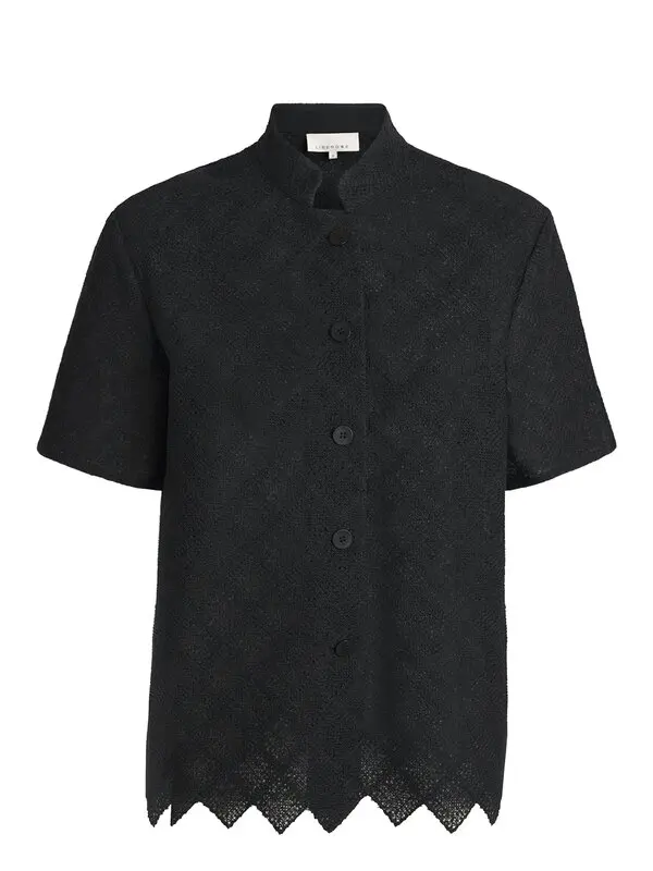 LIBEROWE Harper Lace Shirt - Black