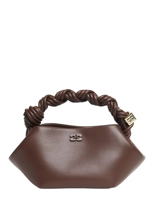 GANNI Bou Mini Top-handle Bag - Brown