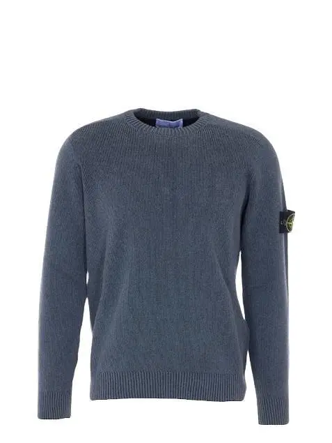 Stone Island Basic Crewneck Sweatshirt - Melange Charcoal