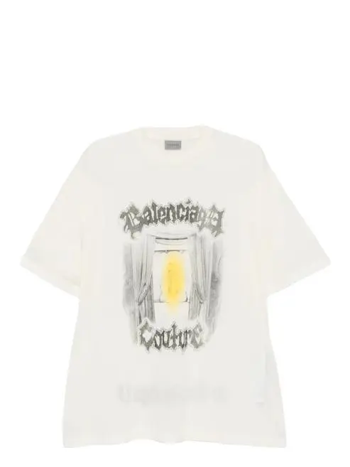 Balenciaga Shaped T-shirt - Cream