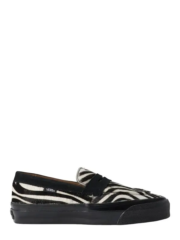 VANS Premium Loafer With Zebra Print - Black/white