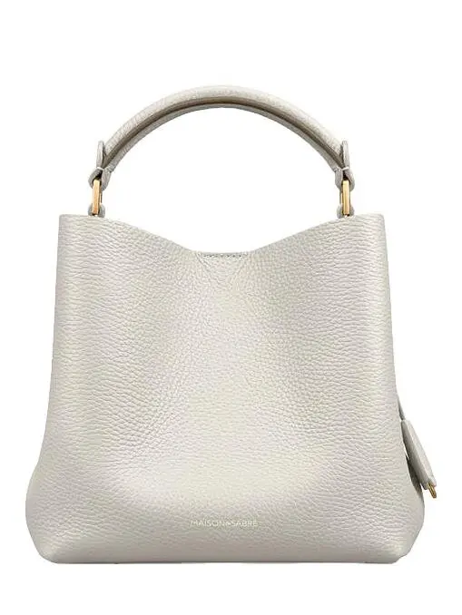 MAISON DE SABRE The Mini Bucket Bag - Foam Cashmere