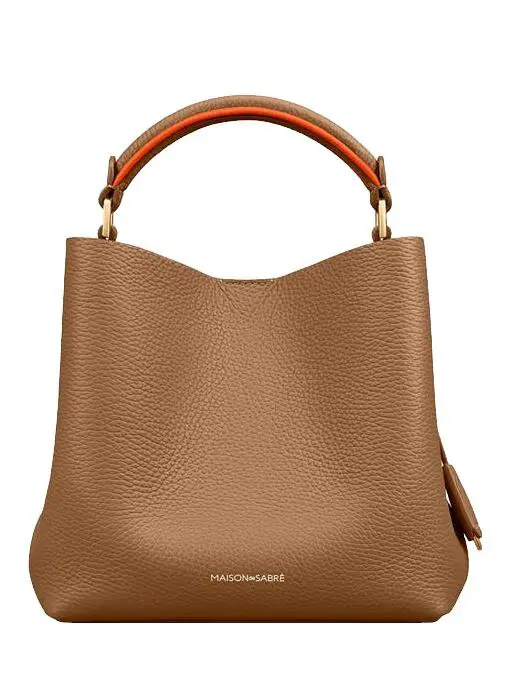 MAISON DE SABRE The Mini Bucket Bag - Manhattan Sandstone