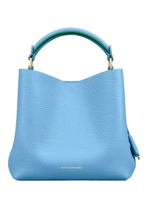 MAISON DE SABRE The Mini Bucket Bag - Sky Emerald