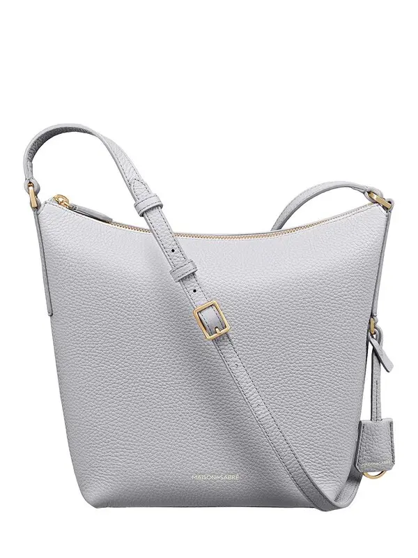 MAISON DE SABRE Zipped Bucket Bag - Dove Grey