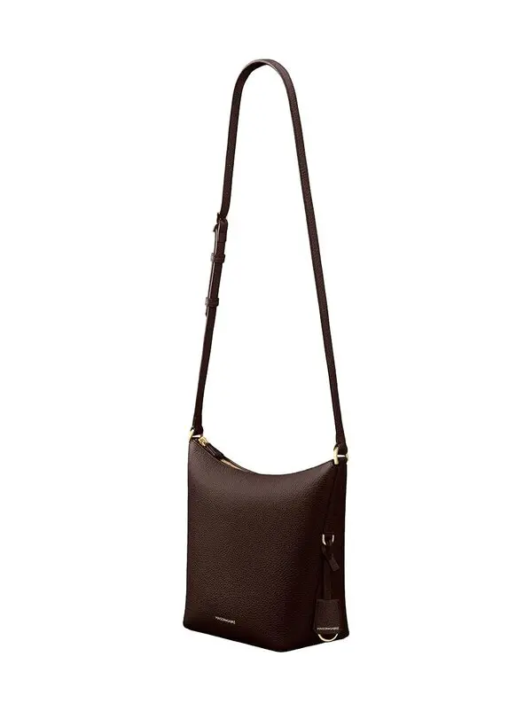 MAISON DE SABRE Zipped Bucket Bag - Espresso Brown