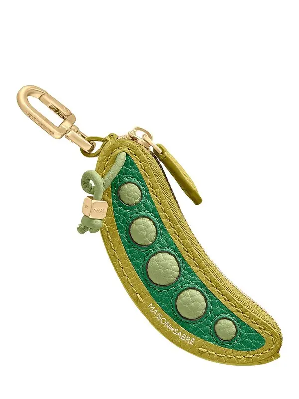MAISON DE SABRE The Sabrémoji Vegetable Charm - Snap Peas