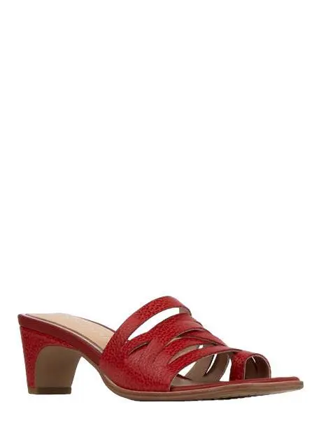 DONALD PLINER Dayvi Toe Loop Sandal - Tomato