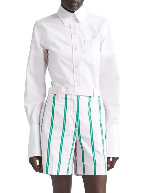 Thom Browne Classic Fit French Cuff Cotton Poplin Button-down Shirt - Light Pink