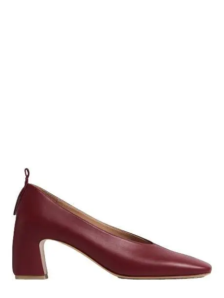 Bottega Veneta Lucy Square-toe Pumps - Lava Red