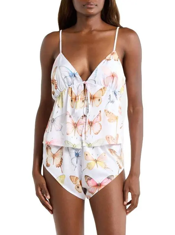 KILO BRAVA Print Camisole & Shorts Set - Pastel Wings