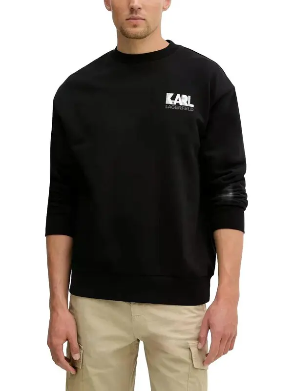Karl Lagerfeld Logo-detail Sweatshirt - Black