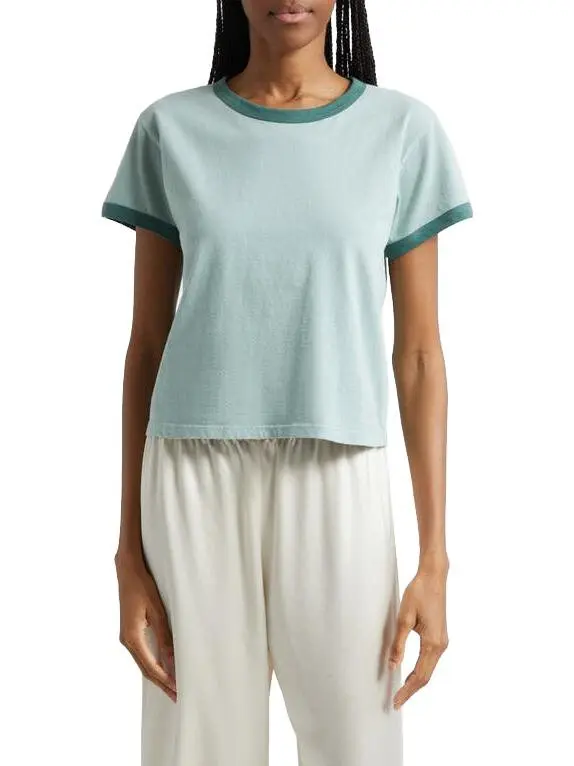 LESET Margo Ringer T-shirt - Eucalyptus/basil