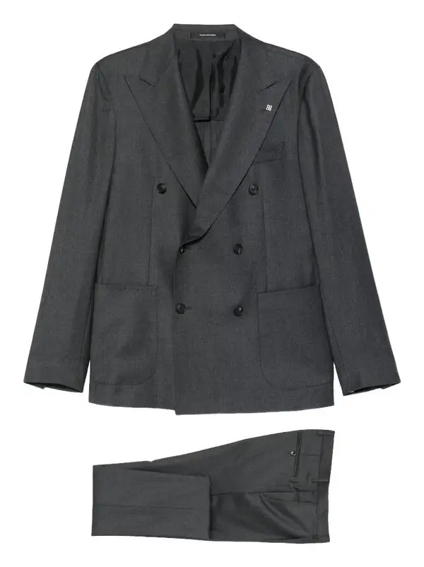 Tagliatore Double-breasted Blazer - Grey