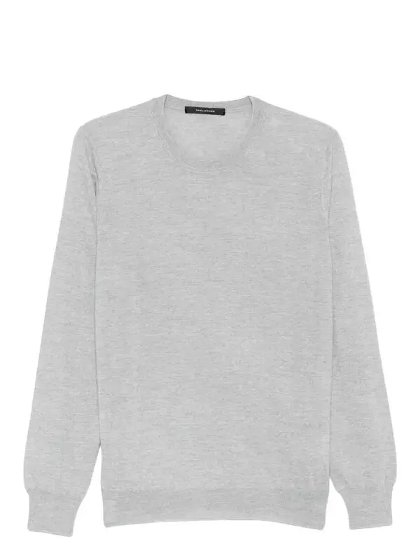 Tagliatore Crew Neck Jumper - Grey