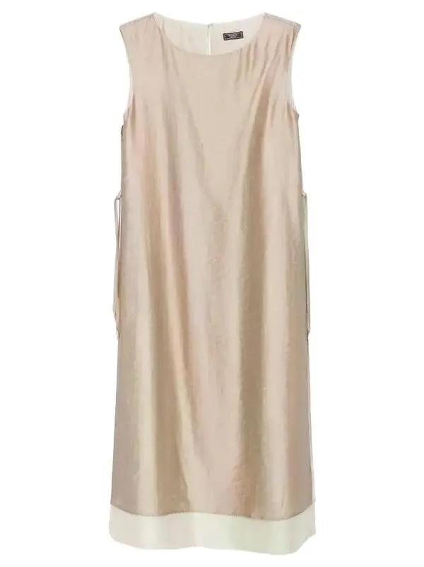 Peserico Sleeveless Midi Dress - Neutrals