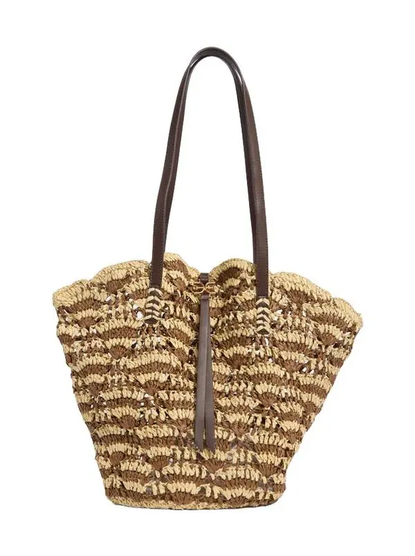 Sam Edelman Laylah Raffia Tote - Natural